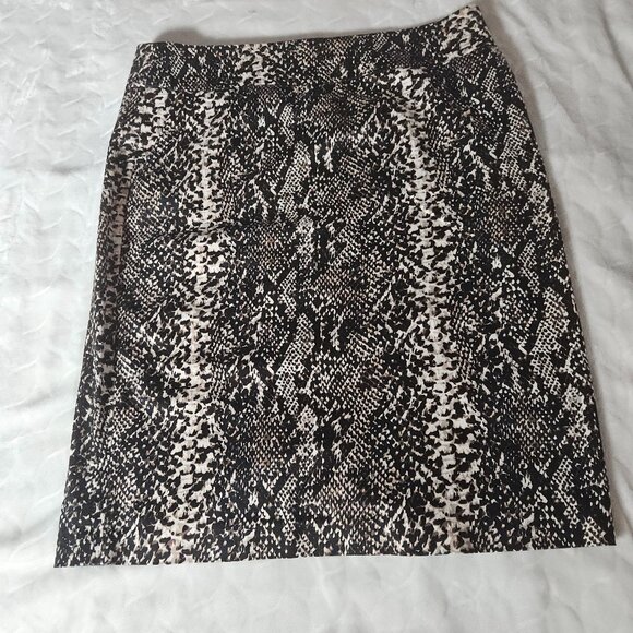 Skirts | Snake Skin Print Pencil Skirt | Poshmark